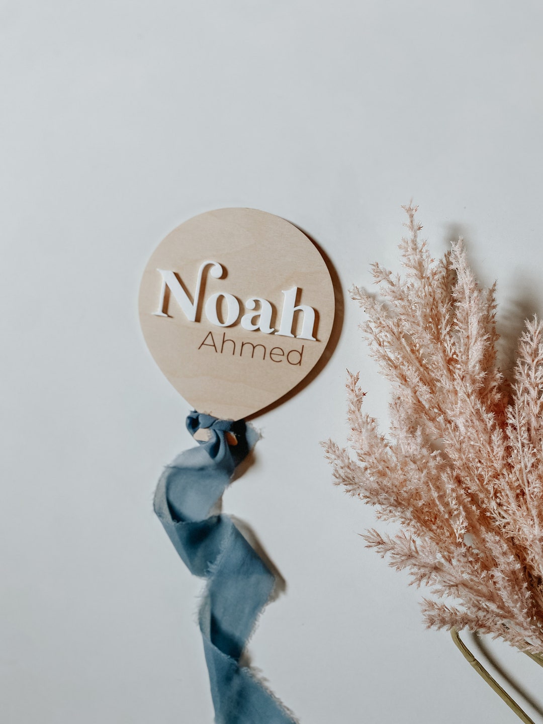 Baby Balloon Birth Announcement | Birth Announcement Acrylic Hospital ...