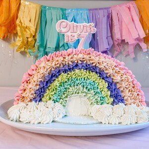 Retro Cake Topper | Hippie | Flower Power | Personalized Cake Topper ...