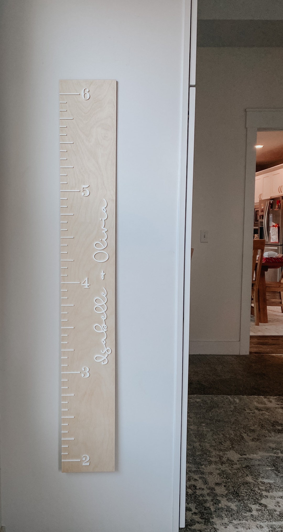 3D Growth Chart Growth Chart Height Chart Nursery Decor - Etsy