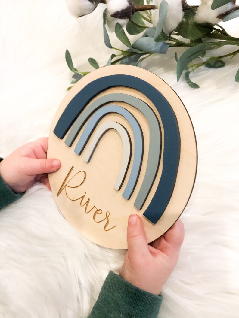 Rainbow Name Sign | Rainbow Baby | Rainbow Nursery Decor | Rainbow ...
