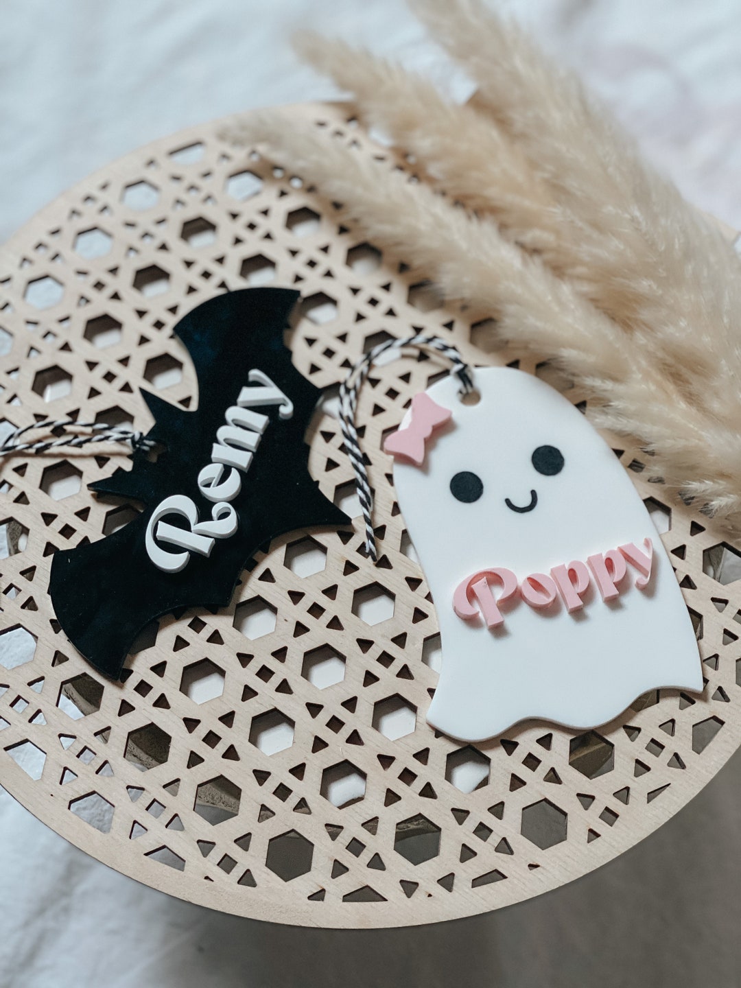 Halloween Name Tags | Halloween Basket Tags | Acrylic Name Tag | Basket ...