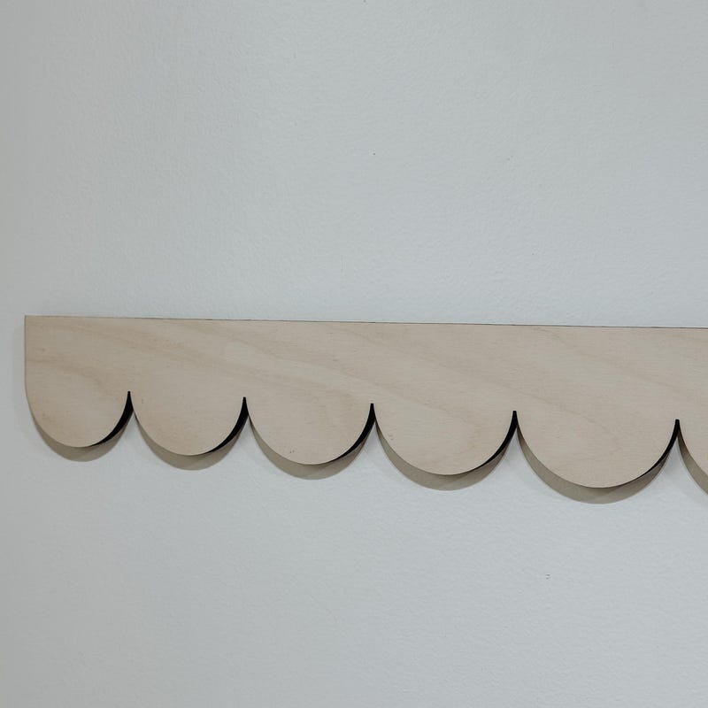 Scalloped Wood Trim - Etsy