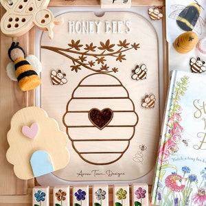 Flisat Honey Bee Insert | Flisat Insert | IKEA Table | Montessori ...