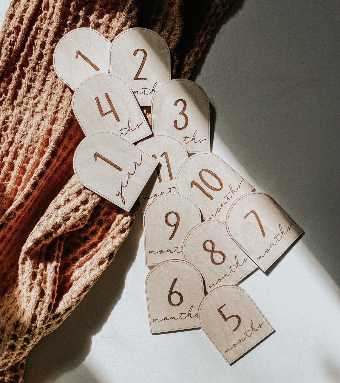 Modern Milestone Cards Modern Design Modern Monthly - Etsy