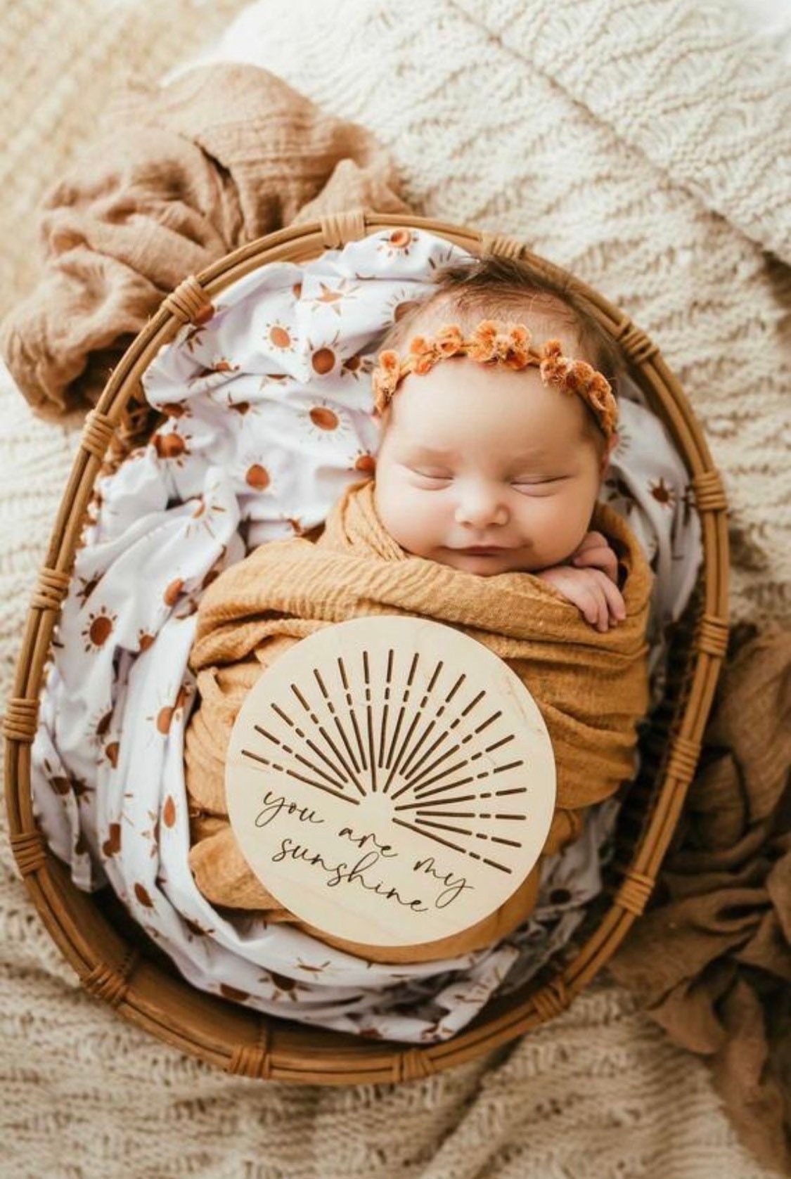 Boho Milestones | Wooden Milestones | Milestone Discs | Sunshine Decor ...
