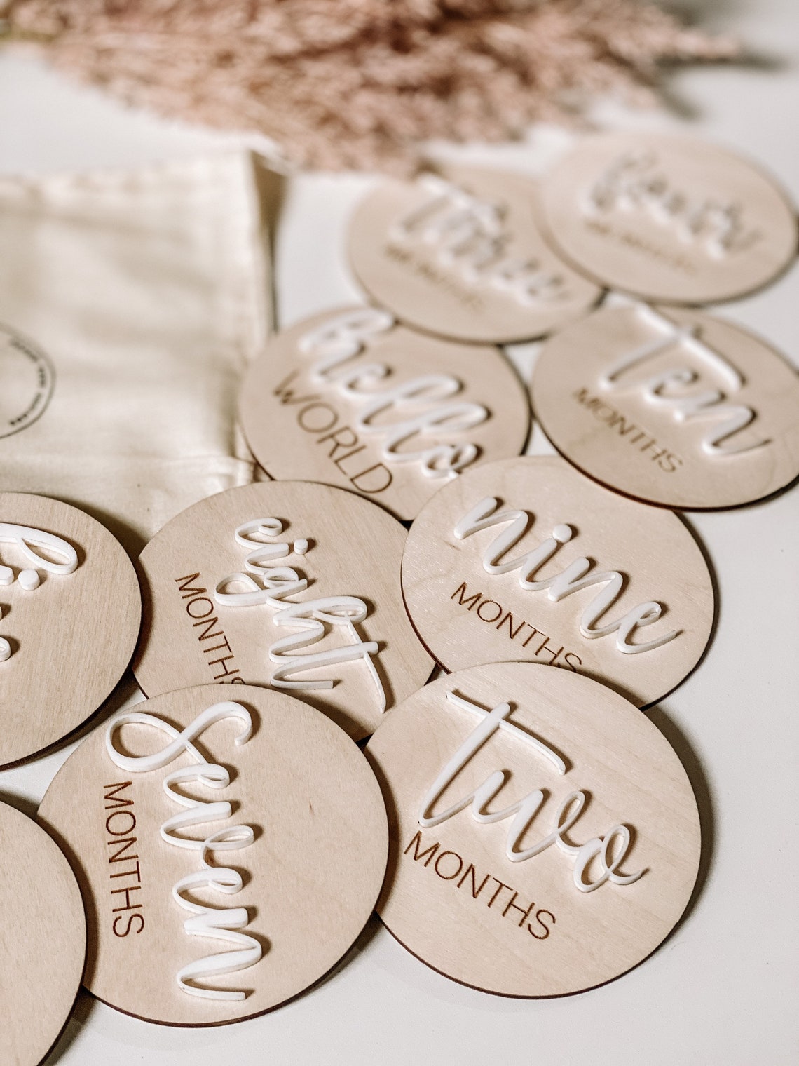 Modern Milestone Cards | Modern Design | Modern Monthly Milestones ...