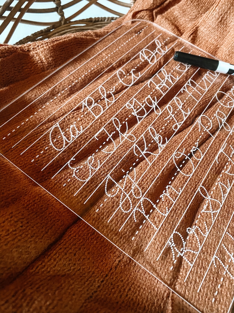 Letter Tracing | Acrylic Letter Board | Dry Erase Letters | Educational ...