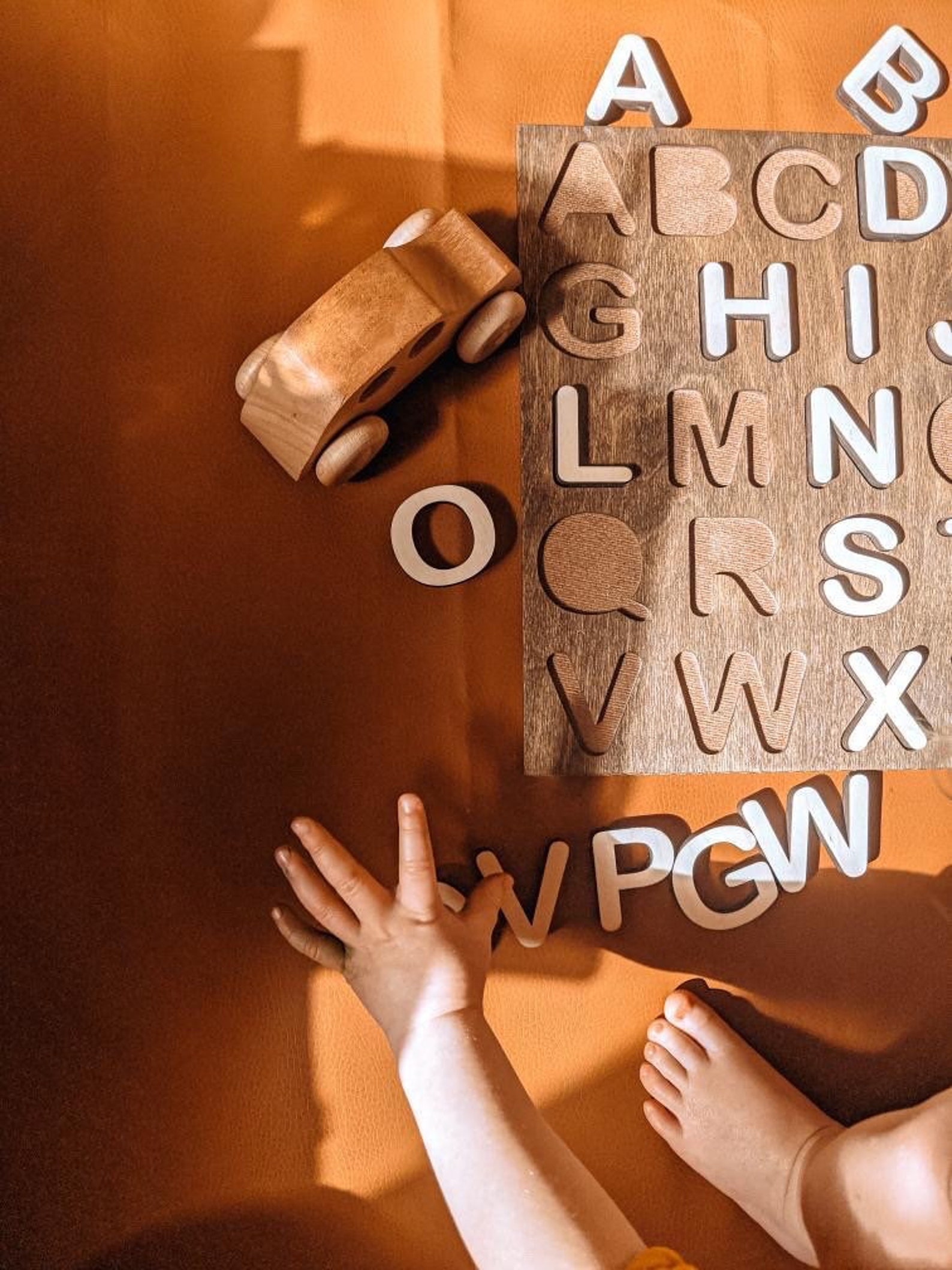 Chunky Alphabet Puzzle | Wooden Puzzle | Montessori Toys | Children’s ...