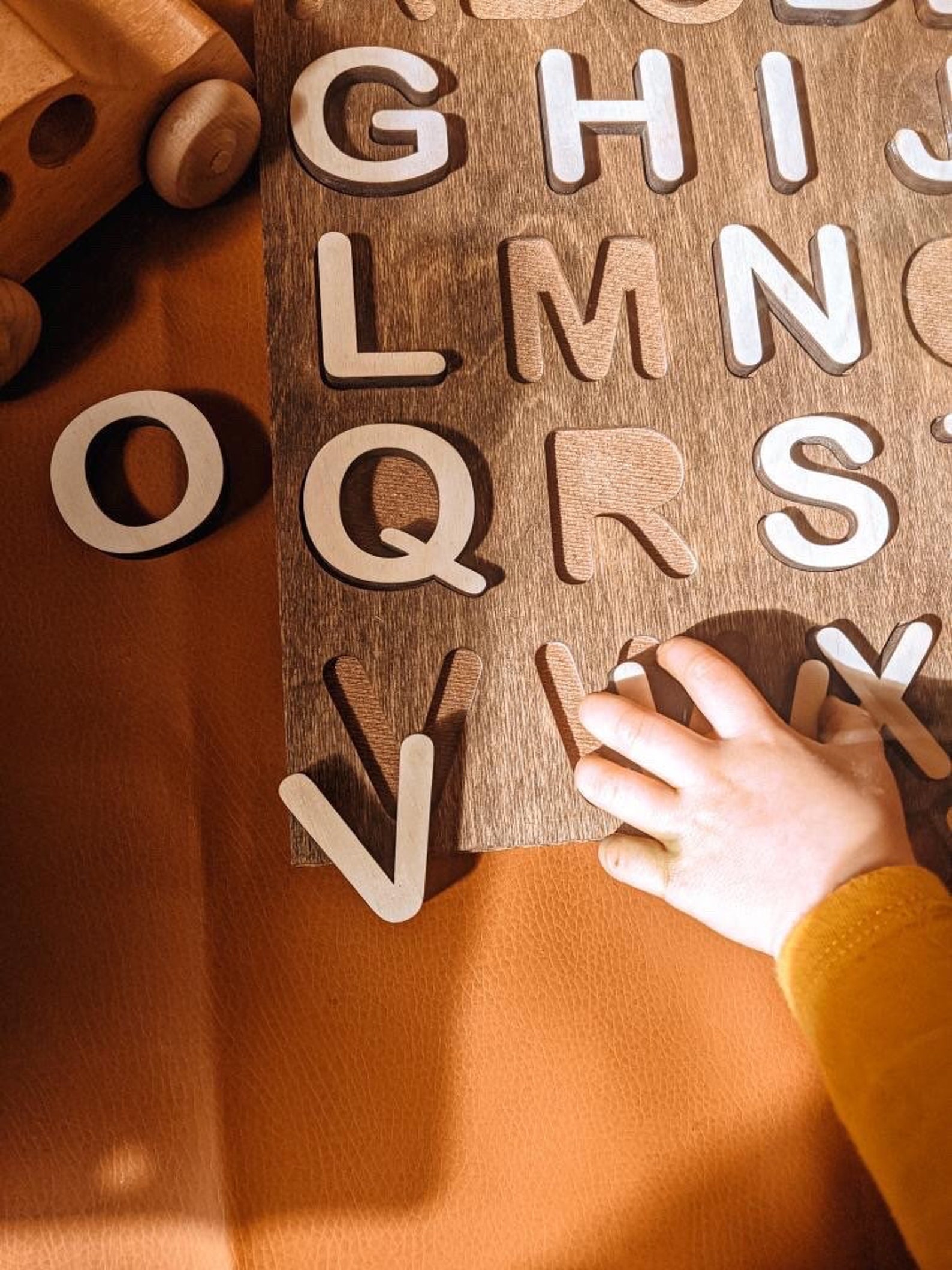 Chunky Alphabet Puzzle | Wooden Puzzle | Montessori Toys | Children’s ...