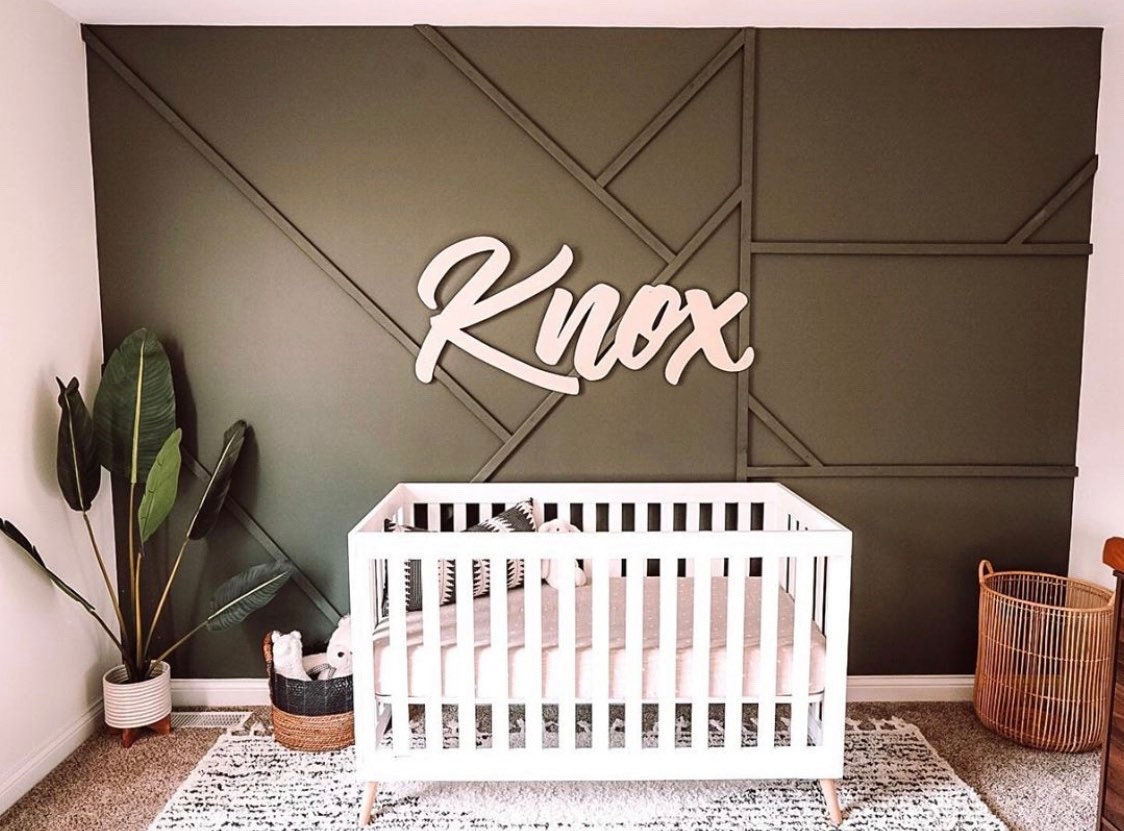 Name Cutout Baby Name Sign Name Sign Large Name Cutout | Etsy