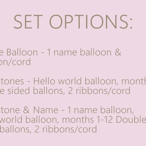 Balloon Milestone | Balloon Birth Announcement | Modern Milestones ...