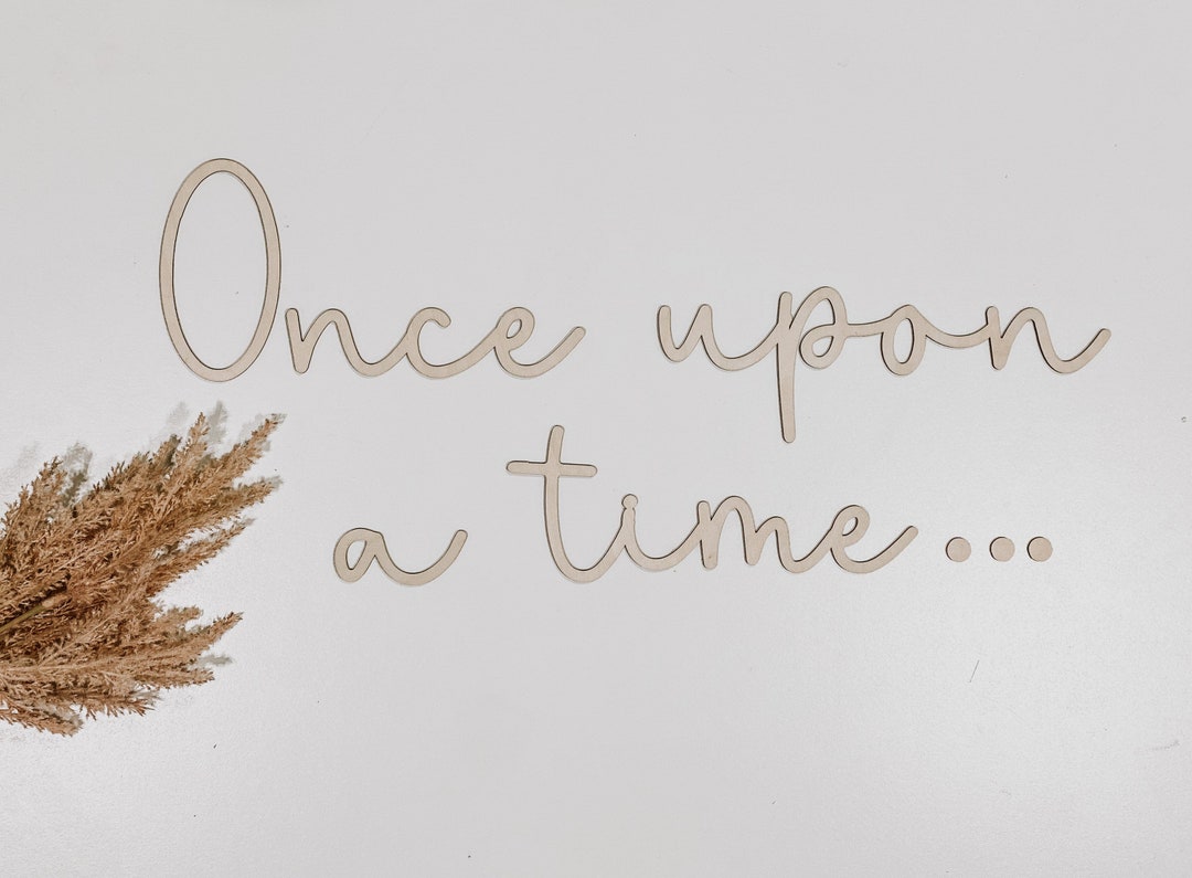 Once Upon a Time Wall Decal 3D Wall Decal Kids Bedroom Decor ...