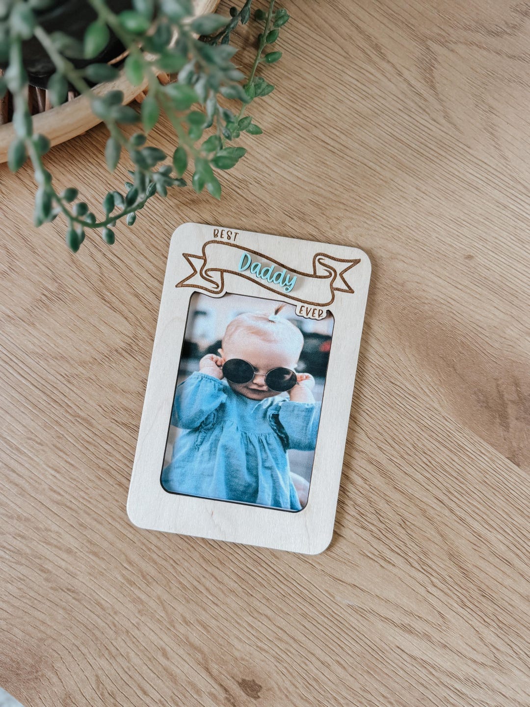 Best Ever Car Photo Frame | Personalized Birch & Acrylic Visor Picture ...