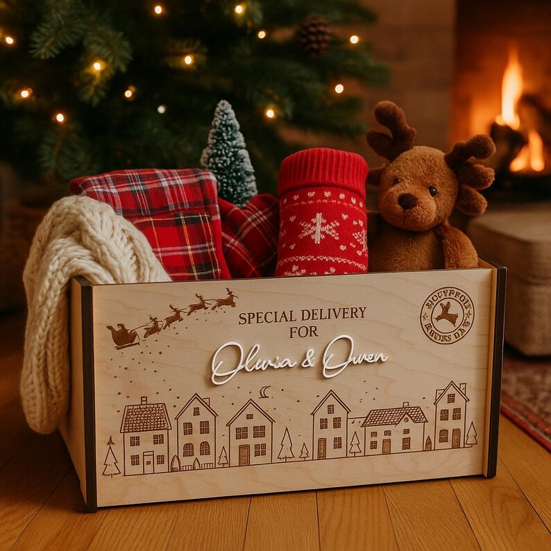 Personalized Christmas Eve Box – Special Delivery Keepsake | Reusable ...