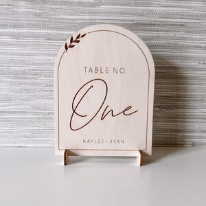 Arched Table Numbers | Boho Table Numbers | Boho Wedding Decor | Table ...