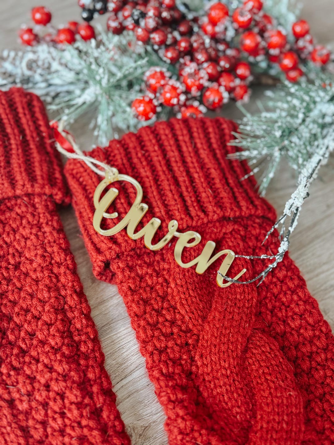 Stocking Name Tags | Names for Stocking | Acrylic Names | Personalized ...