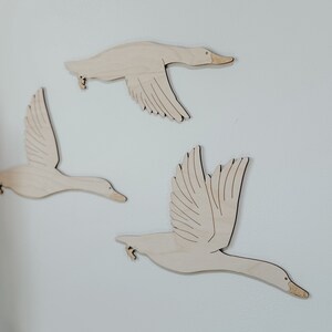 Wooden Geese | Nursery Decor | Vintage Inspired | Goose | Playroom ...