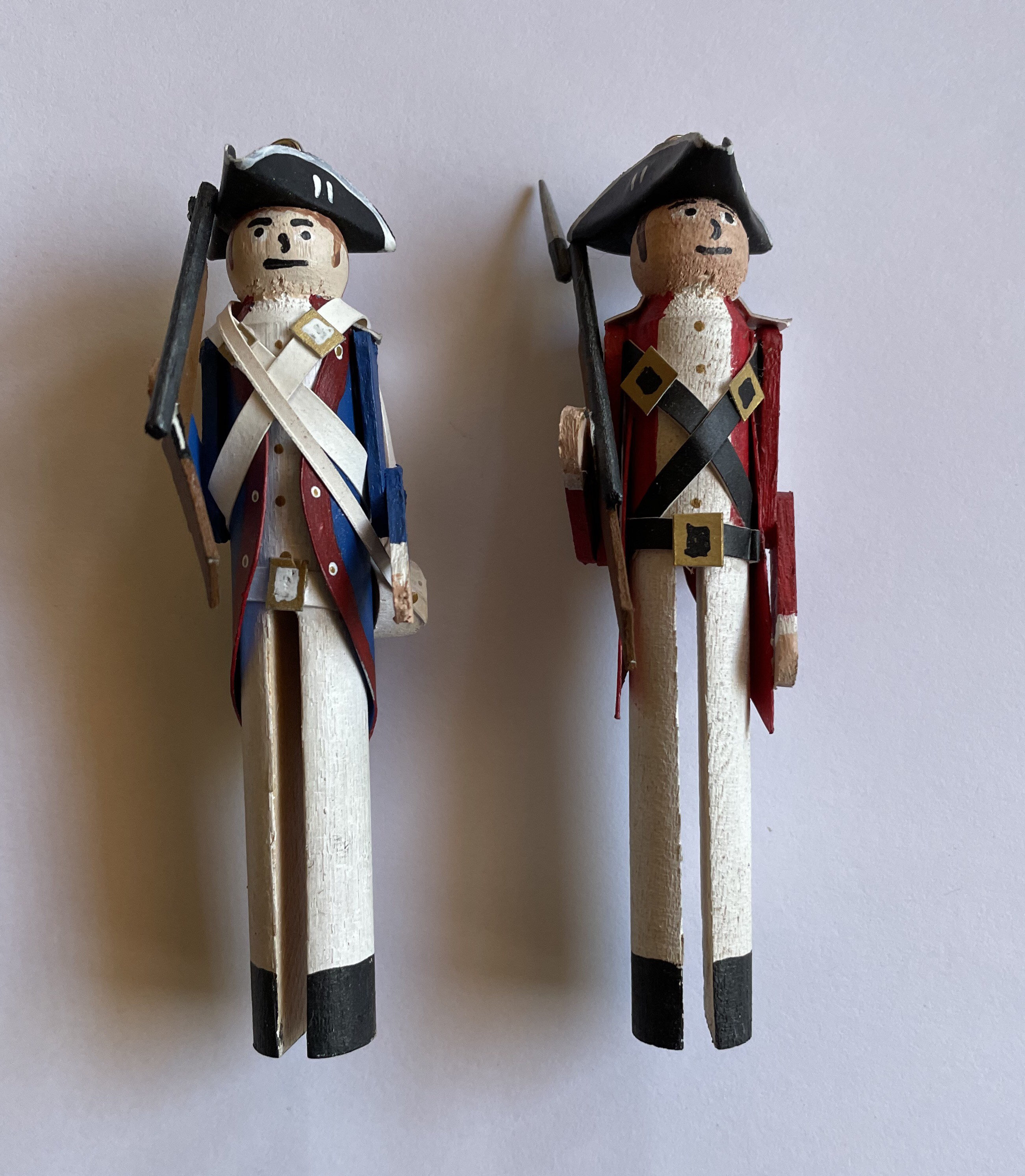 Toy Soldiers Clothes Pin Handmade Christmas Ornaments - Etsy