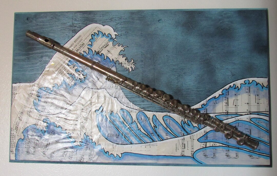Flute Wave Wall Art - Etsy