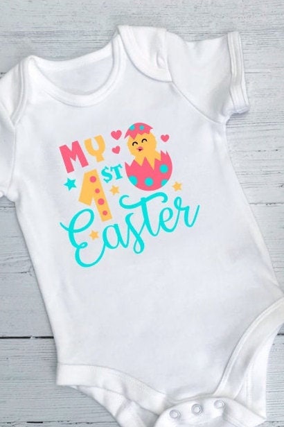 My 1st Easter Baby Bodysuit - Etsy