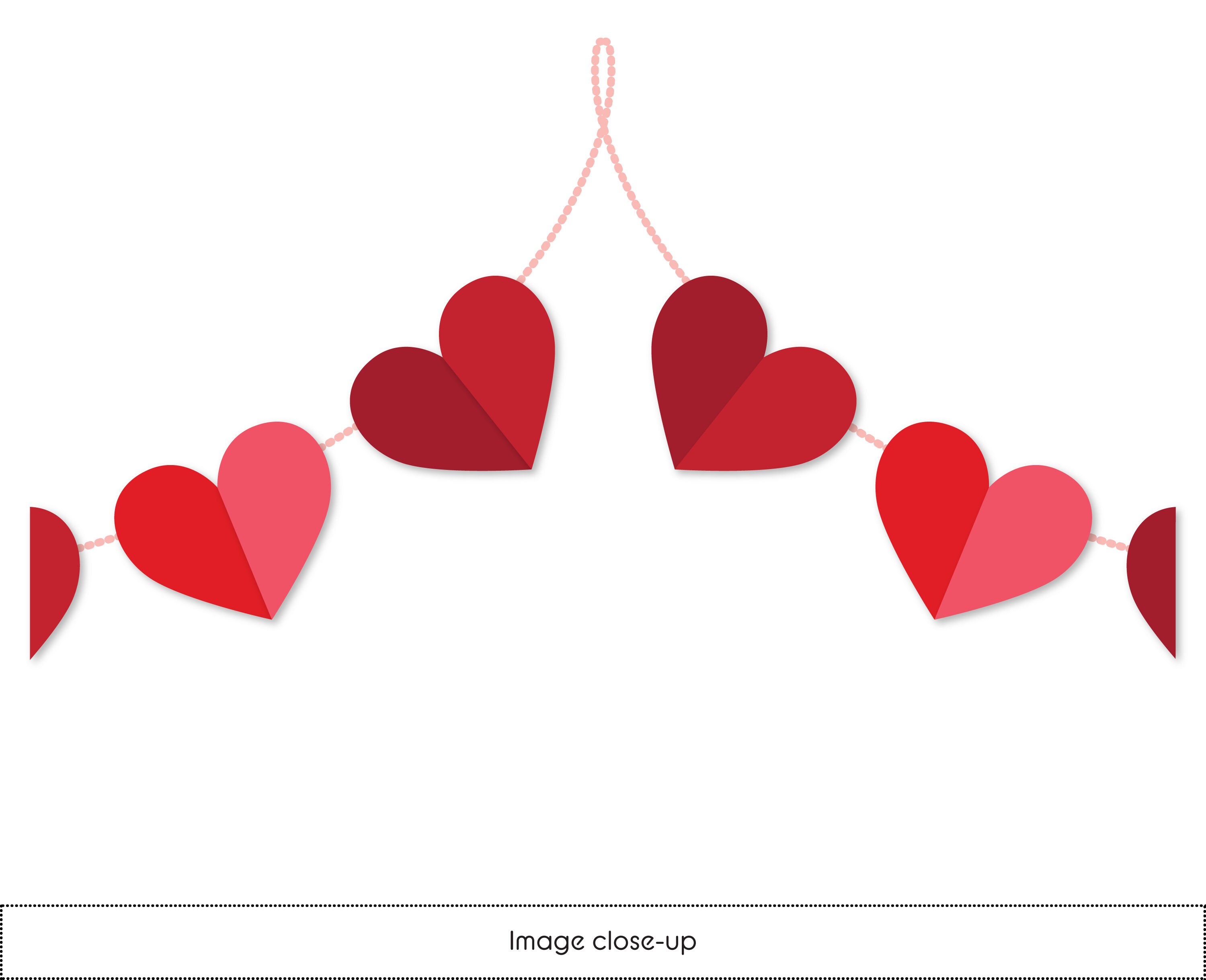 Valentine Heart Strings Clipart, Red Heart Clipart, Valentine Heart ...