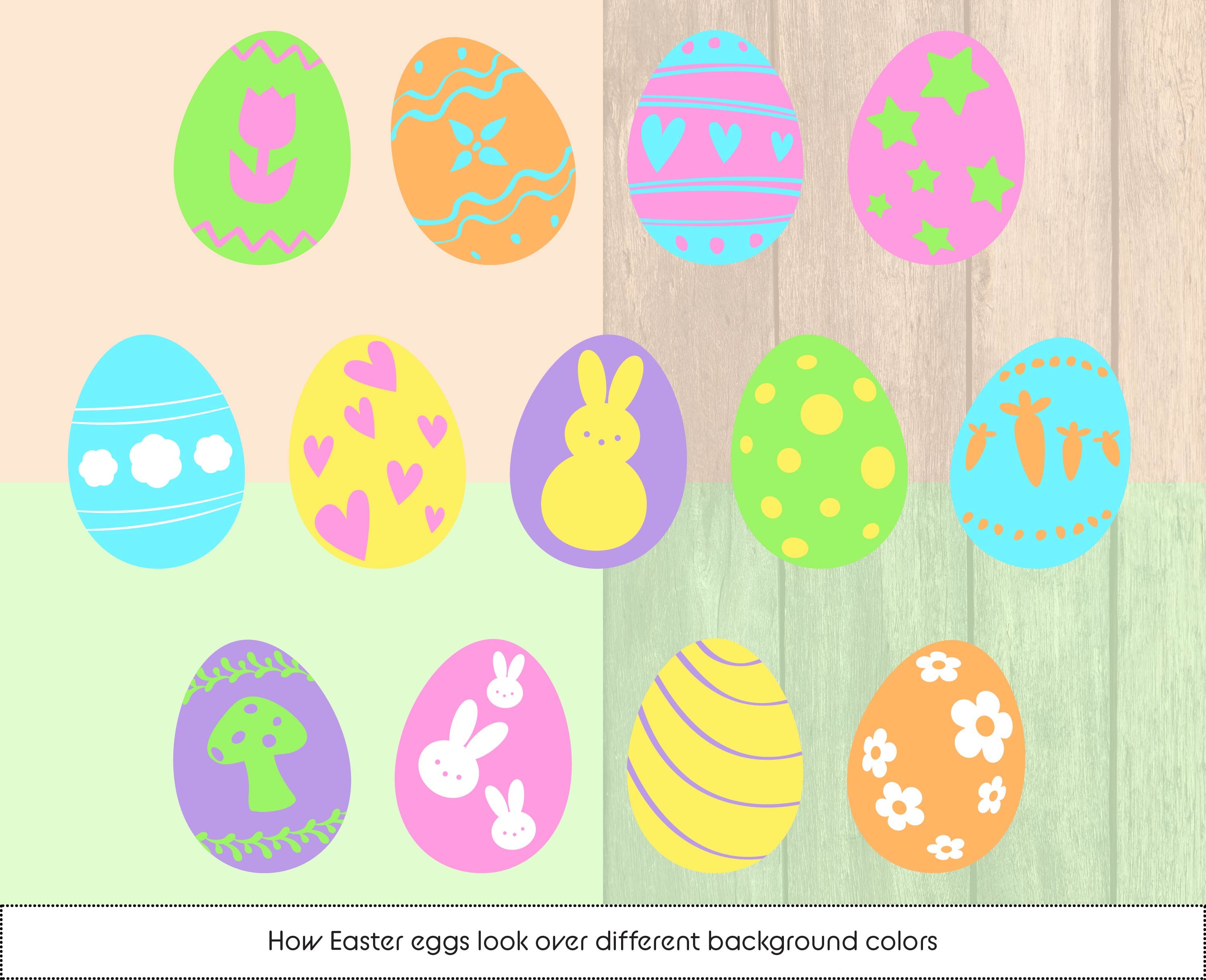 Easter Eggs Svg, Easter Eggs Clip Art, Easter Eggs Png, Printable ...