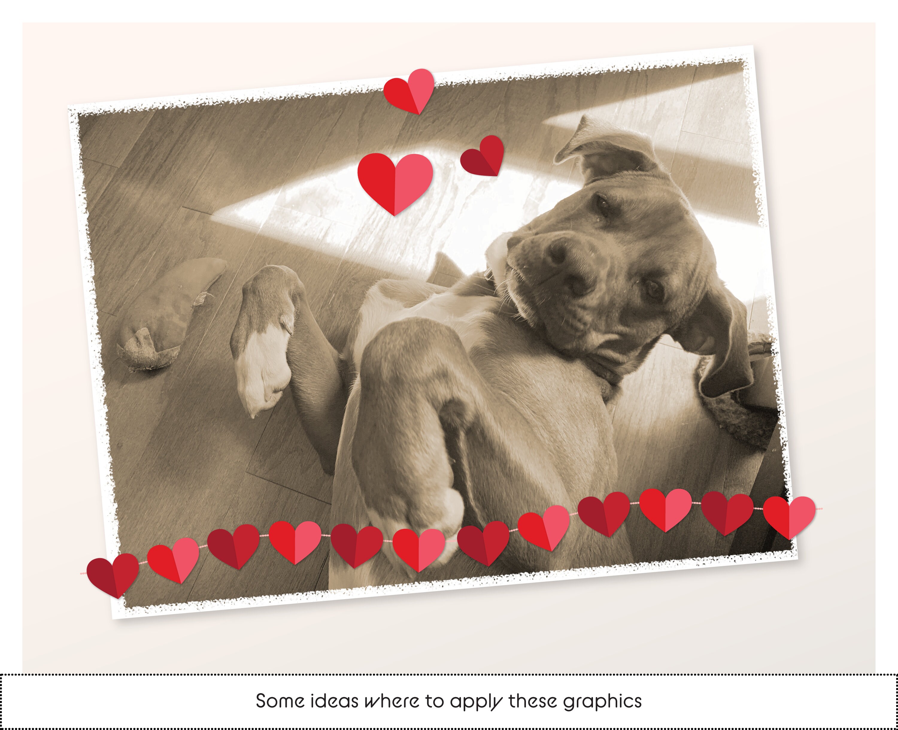 Valentine Heart Strings Clipart, Red Heart Clipart, Valentine Heart ...