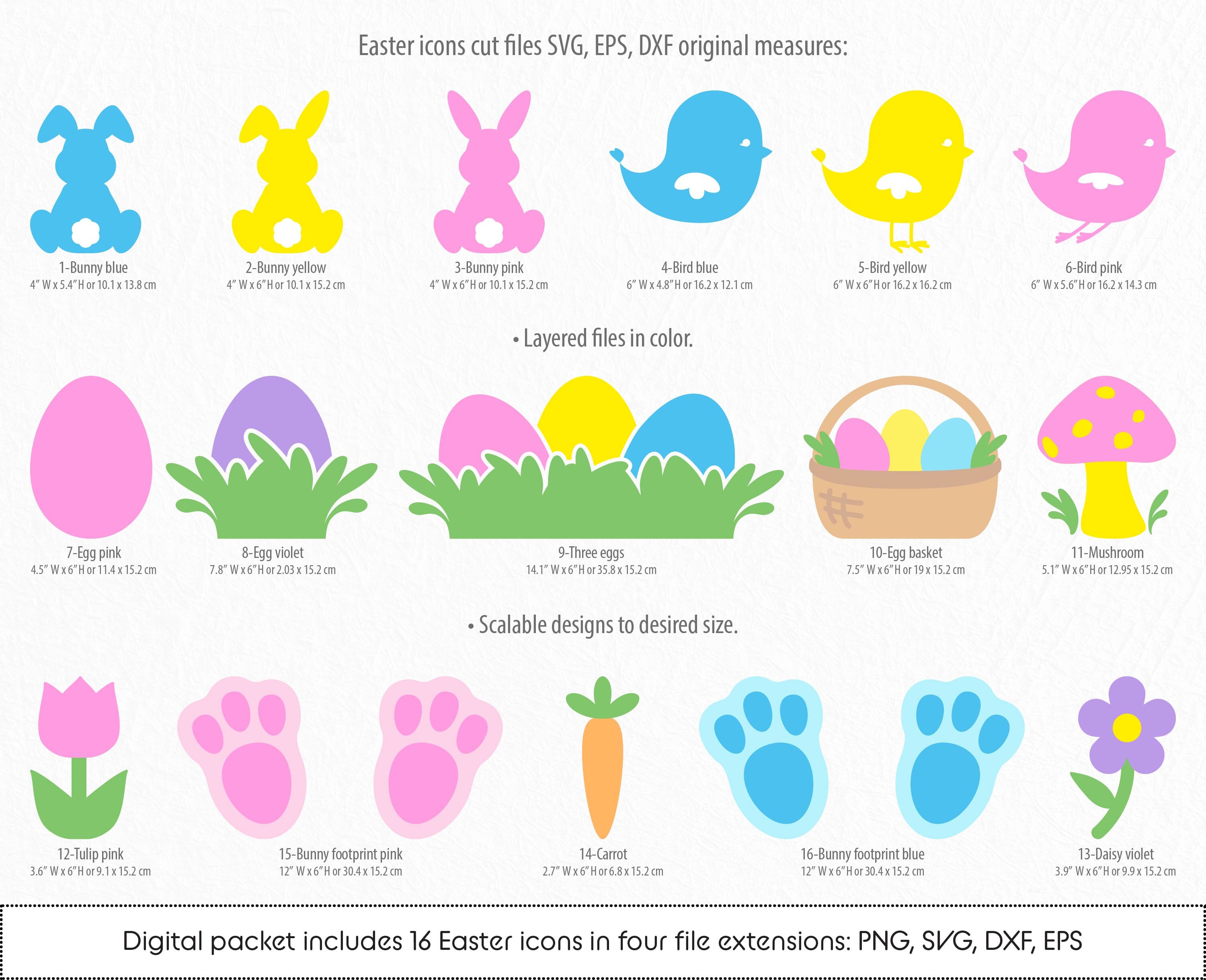 Easter Icons Svg, Easter Bunny Clip Art, Bunny Tail Png, Bird ...