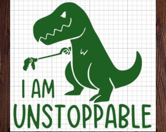 Funny Trex Decal - Etsy