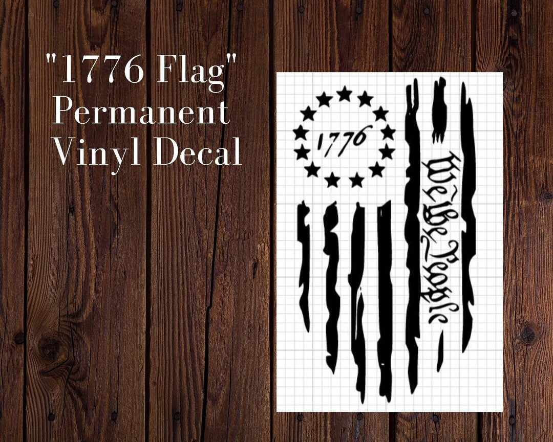 1776 We the People Flag Decal, Truck Decals for Men, Truck Decals for ...