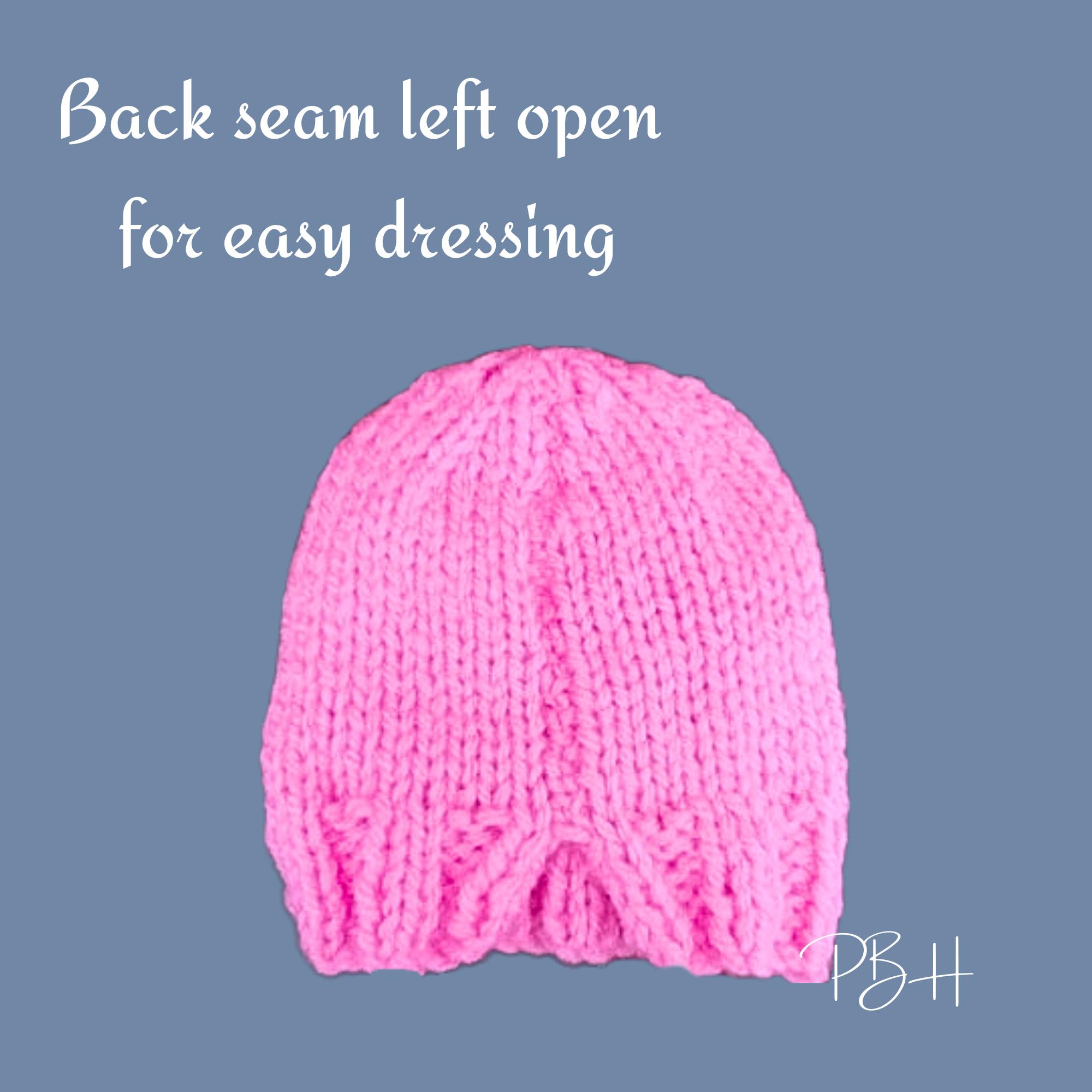Ventilator Preemie Hat Knitting Pattern, Charity Pattern for NICU (PDF ...