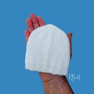 Micro Preemie/preemie Baby Hat Pattern, PDF Digital Download, Written ...