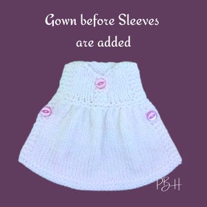 Angel Baby Gown and Nappy Knitting Pattern, Charity Set (PDF Download ...