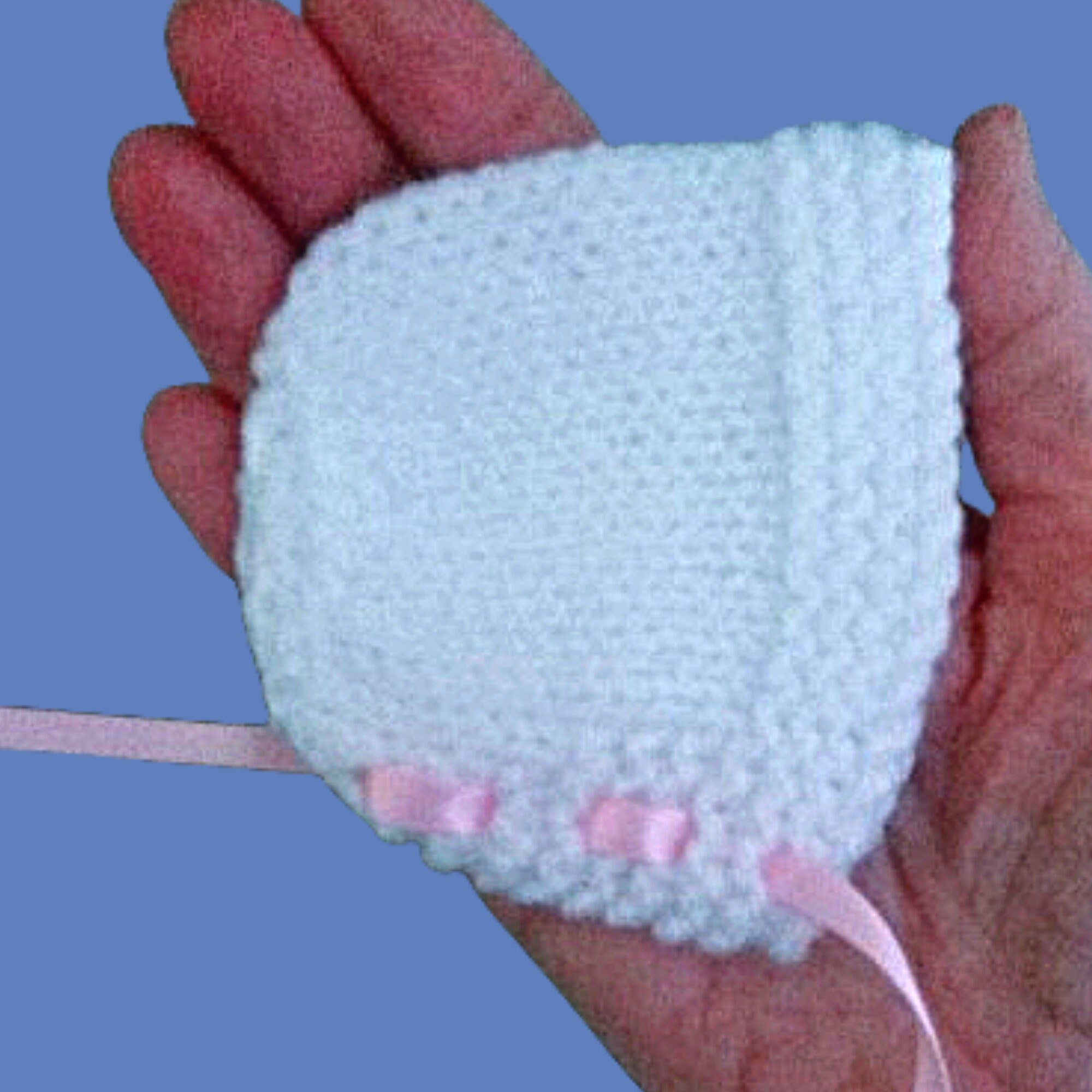 Easy Knit Baby Bonnet Pattern, Preemie & Angel Sizes (PDF Digital ...