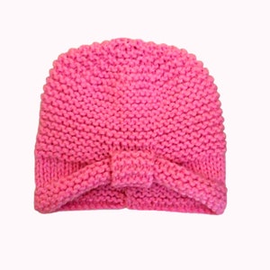 BABY Turban Hat Knitting Pattern, PDF Download, Skill Level: Easy ...