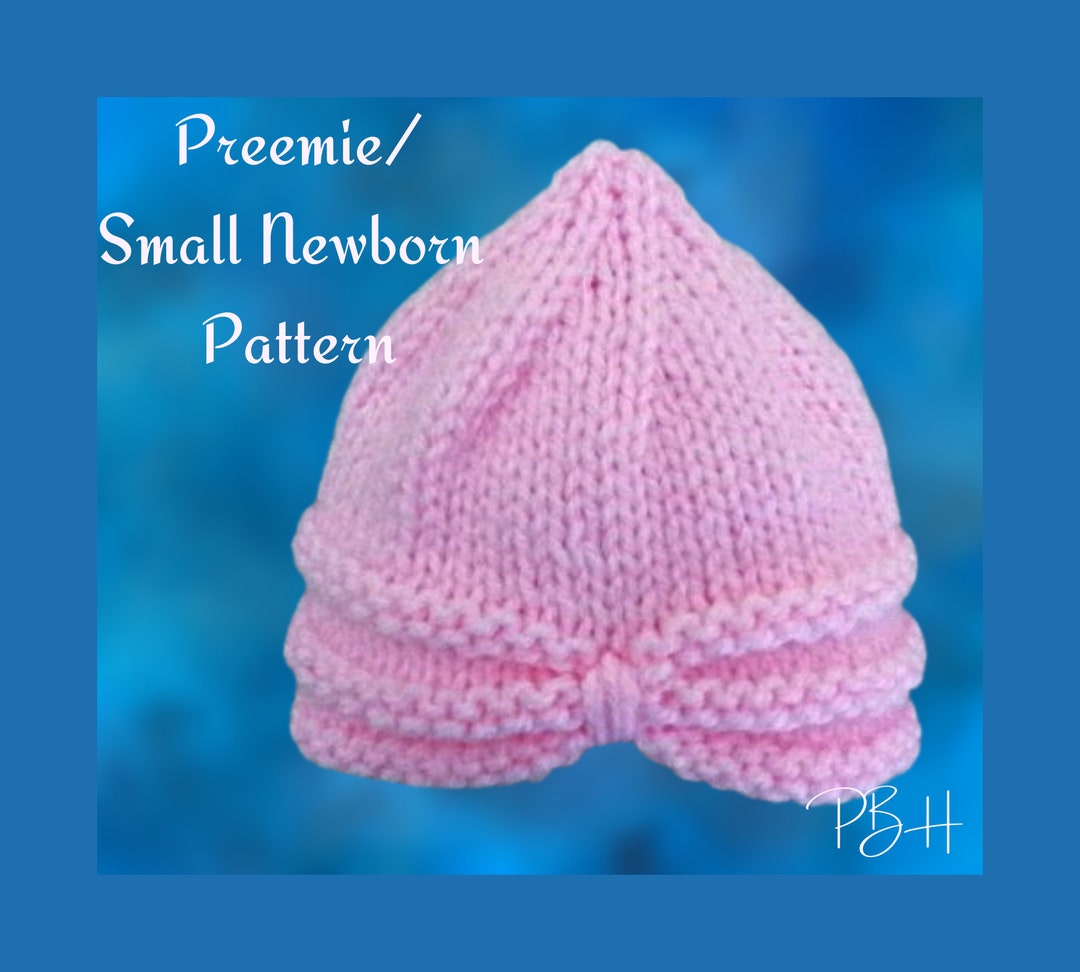 Preemie/small Newborn Baby Turban Hat Pattern, PDF Digital Download ...