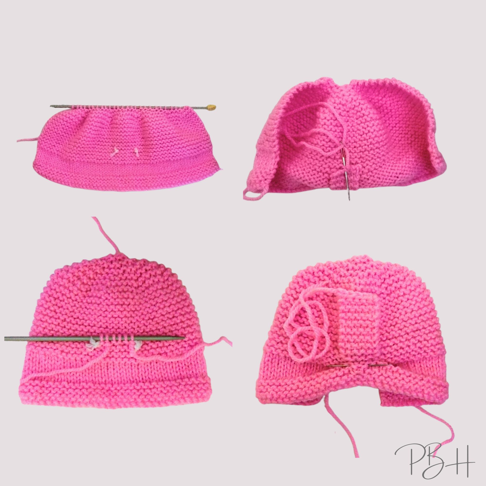 Baby Turban Hat Knitting Patterns, 2 Designs, Newborn to 12 Months (PDF ...