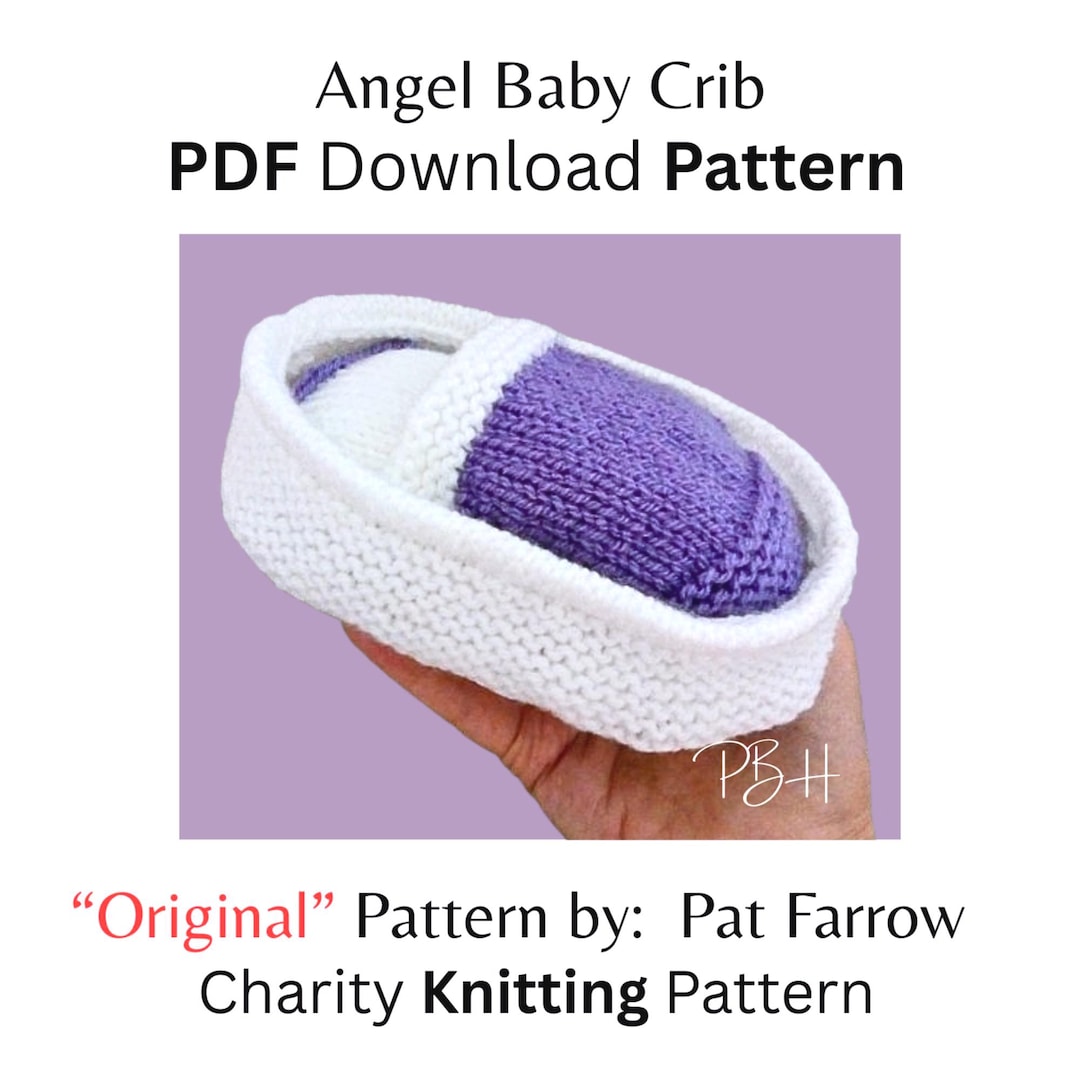 Angel Baby Charity Pattern, Angel Baby Crib Pattern, Baby Burial Bed ...