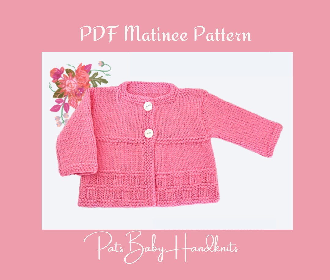 Baby Matinee Knitting Pattern Pattern for Newborn PDF - Etsy