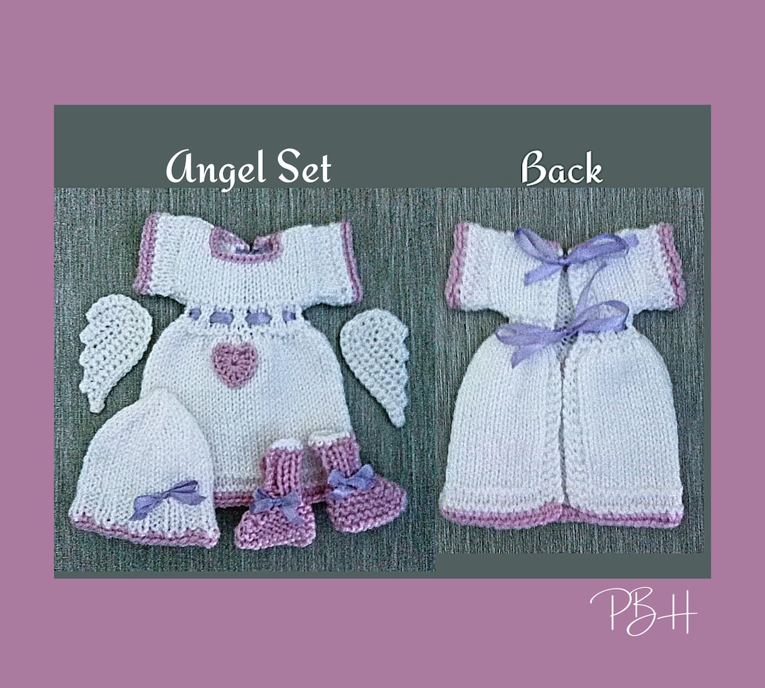 Stillborn Baby Burial Clothes, Angel Baby Girl Born Sleeping Outfit ...