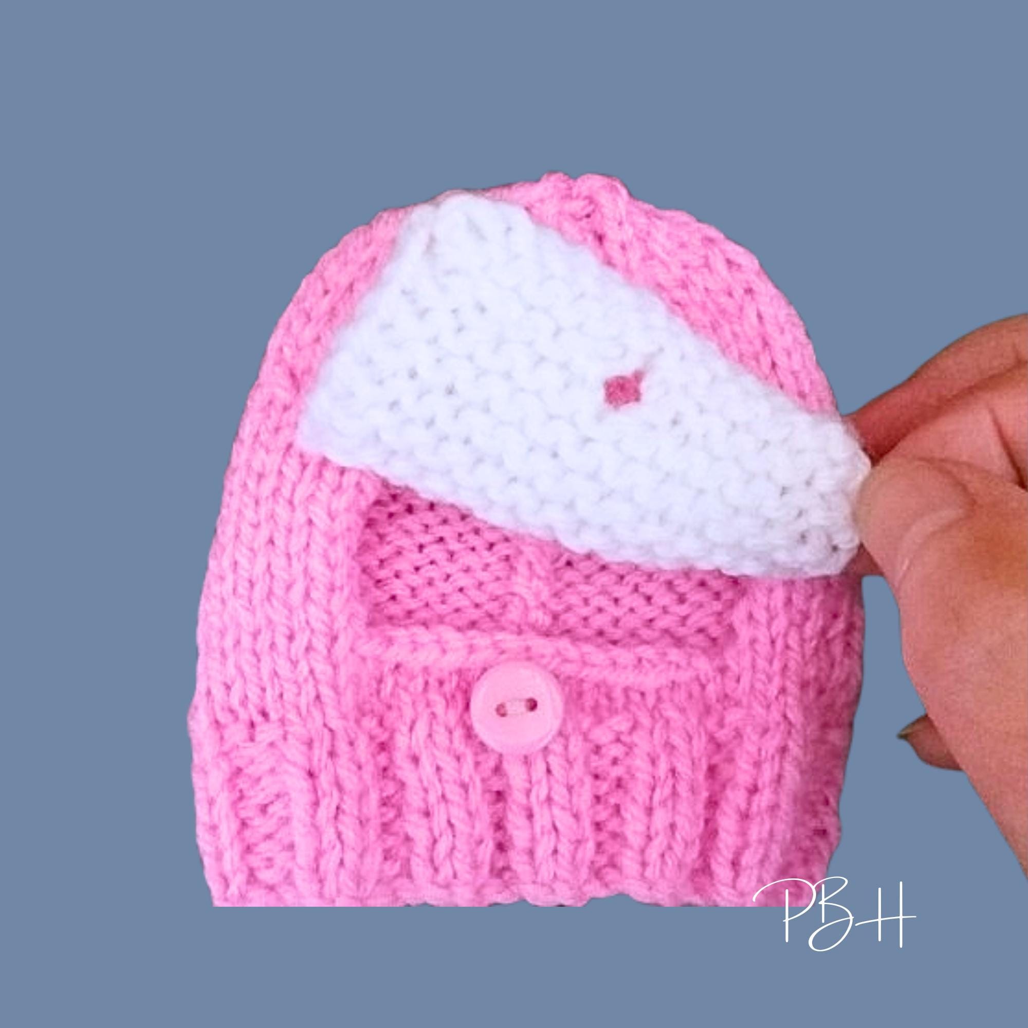 Ventilator Preemie Hat Knitting Pattern, Charity Pattern for NICU (PDF ...