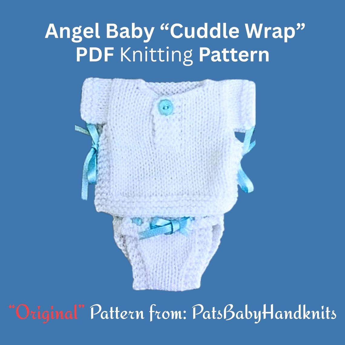 Angel Baby Wrap Knitting Pattern, PDF Download, Charity Pattern for ...