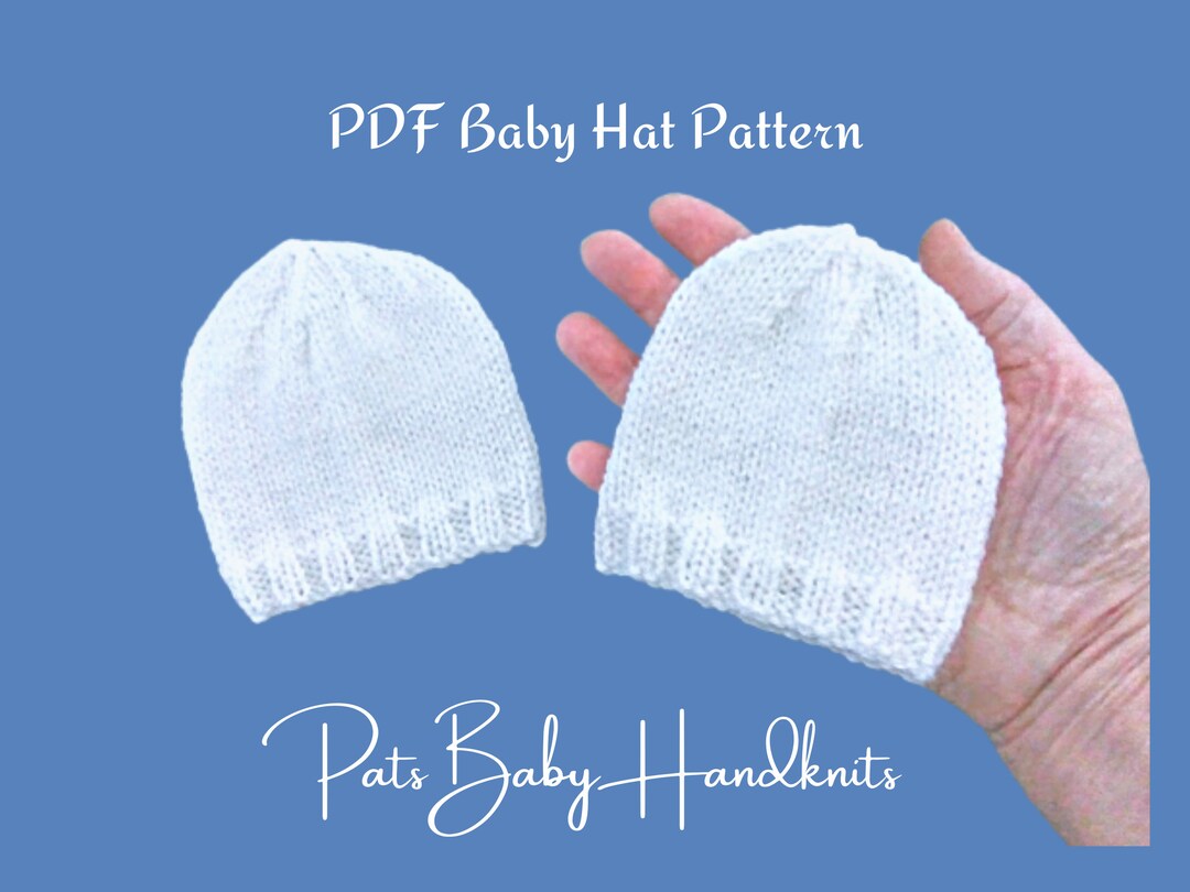 BABY Hat Pattern PDF Digital Download Easy Instructions No - Etsy UK