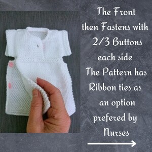Knitting Pattern for Angel Baby Gown, Charity Knits (PDF Download ...
