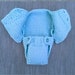 Printed Paper Knitting Pattern for Angel Baby Wrap, Paper Pattern ...