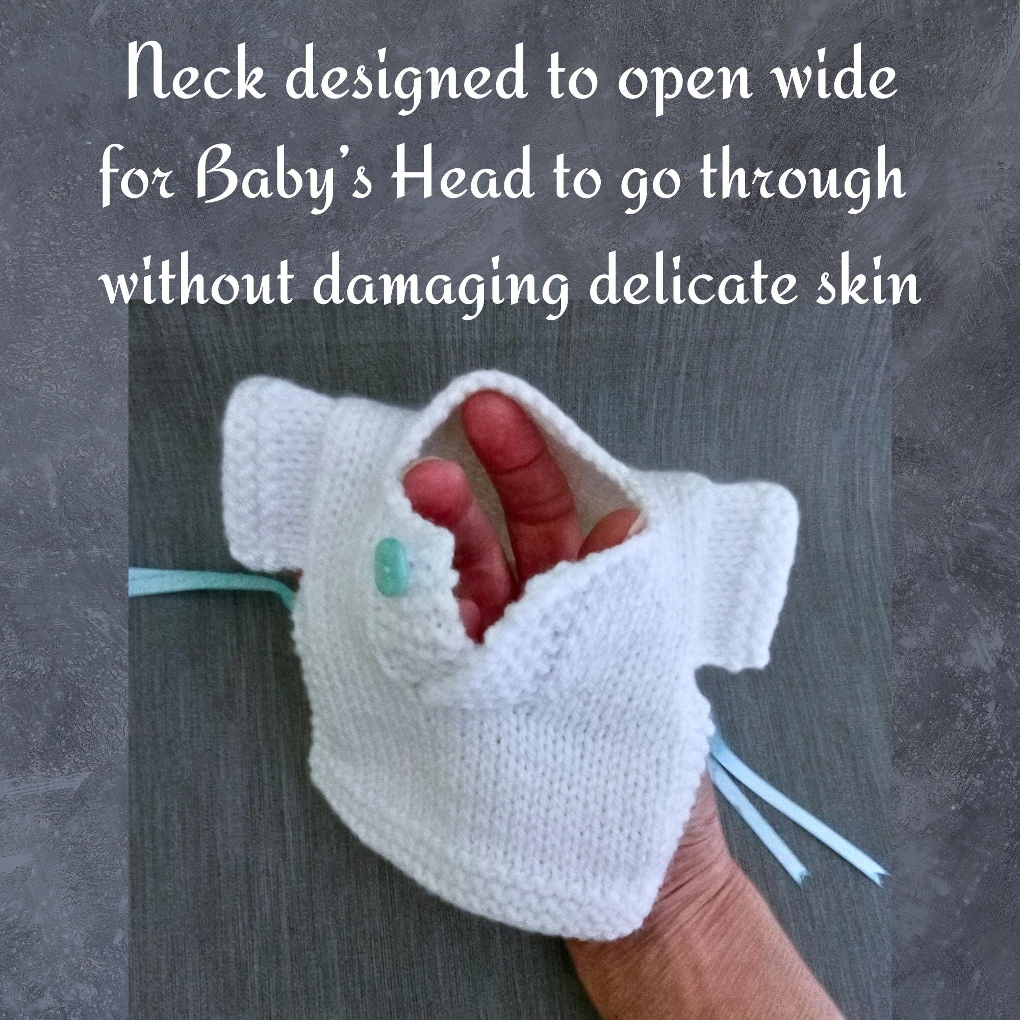 Knitting Pattern for Angel Baby Wrap, PDF Download, Charity Pattern for ...