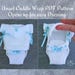 Angel Baby Cuddle Wrap Knitting Pattern, Charity Outfit Knitting (PDF ...