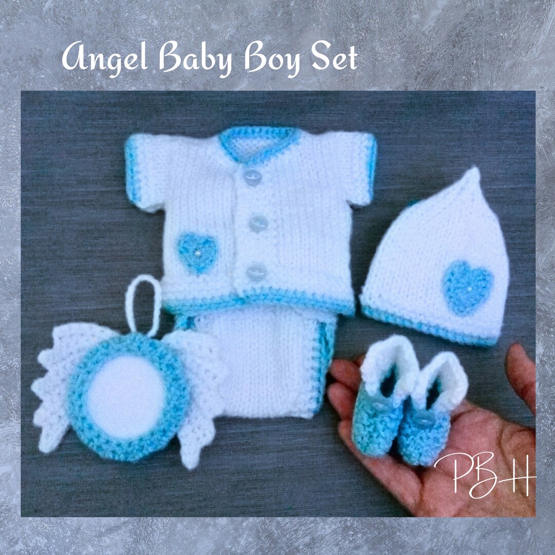 Clothes for Stillborn Baby Boy, Baby Boy Burial Set, Memorial Baby ...