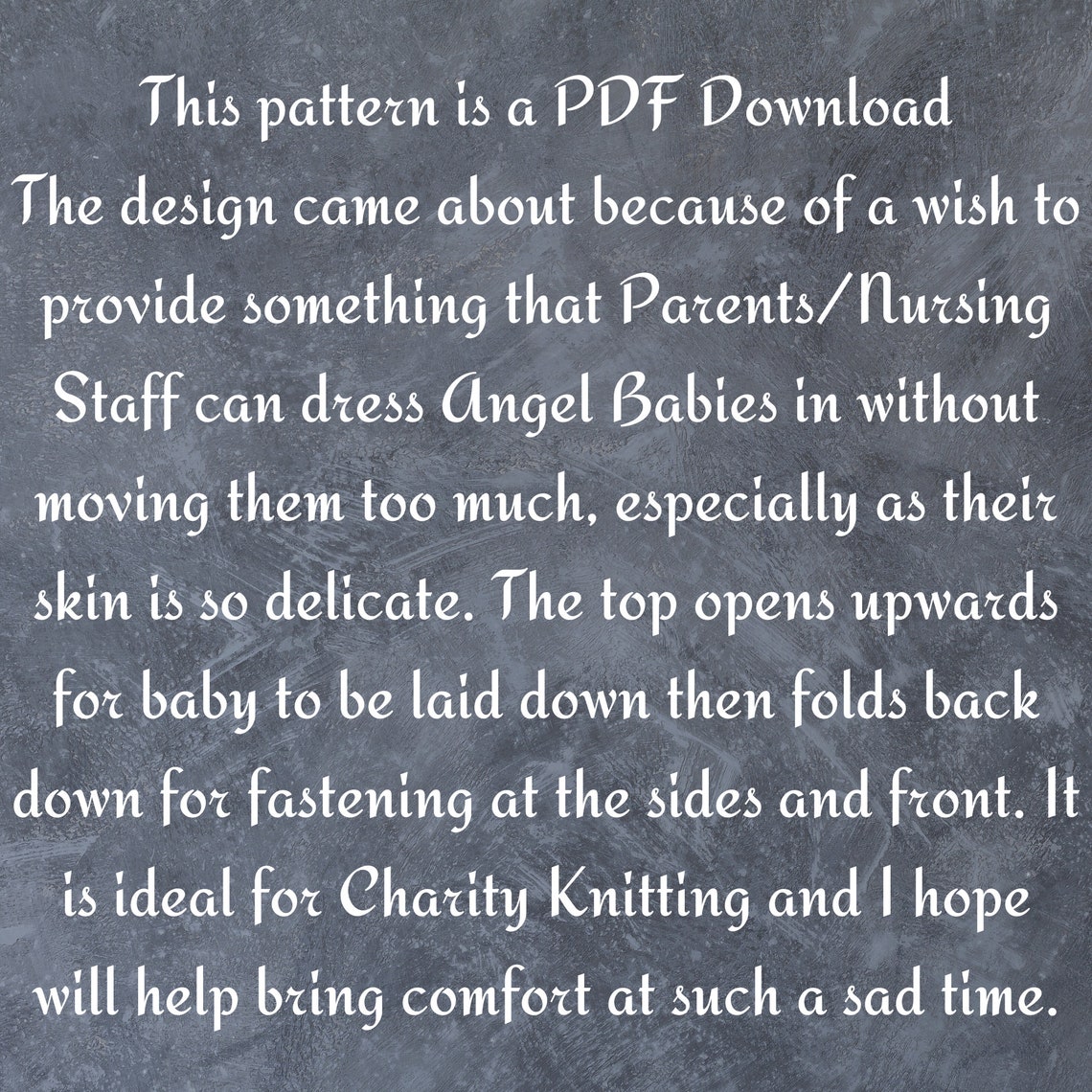 Angel Baby Cuddle Wrap Knitting Pattern, Charity Outfit Knitting (PDF ...