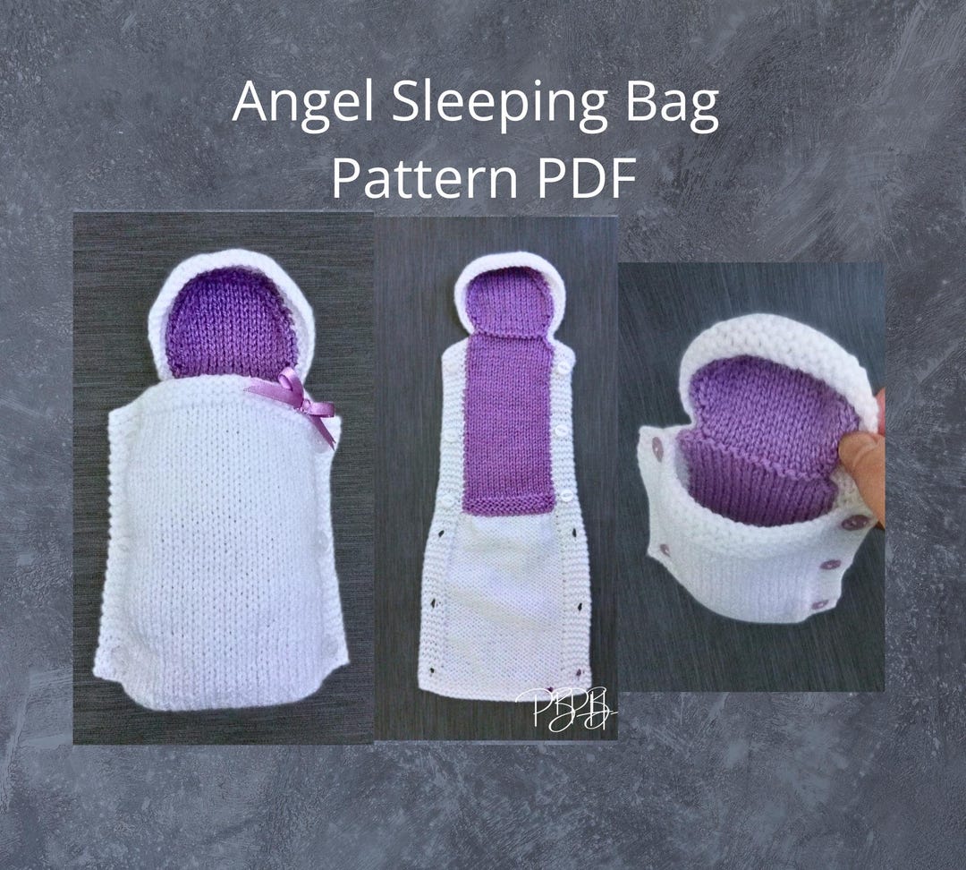 Angel Baby Knitting Pattern, Charity Pattern Baby Born Sleeping, Angel ...